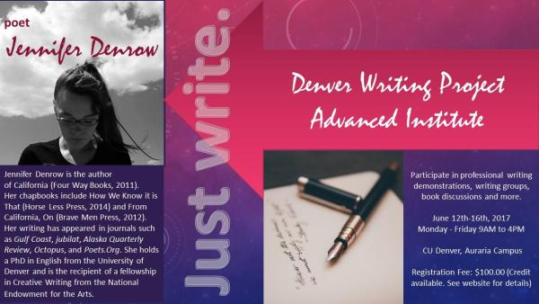 Writer Connections | Denver Writing Project | CU Denver College of ...