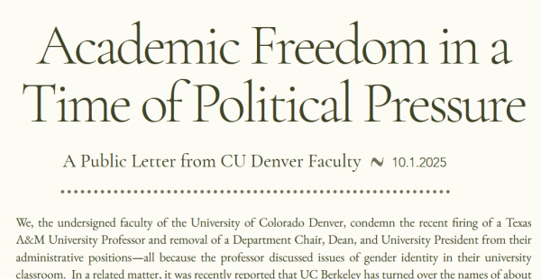 Political Science Faculty Statement Regarding Academic Freedom ...